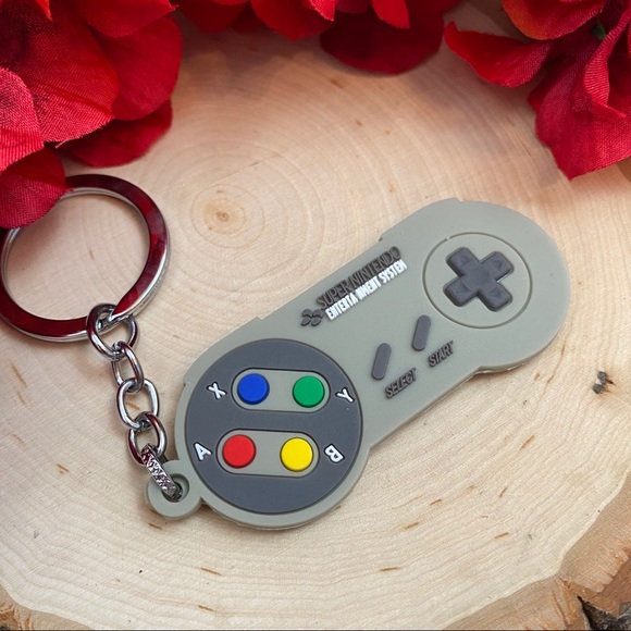 Accessories | Nintendo Super Nintendo Controller Keychain | Poshmark